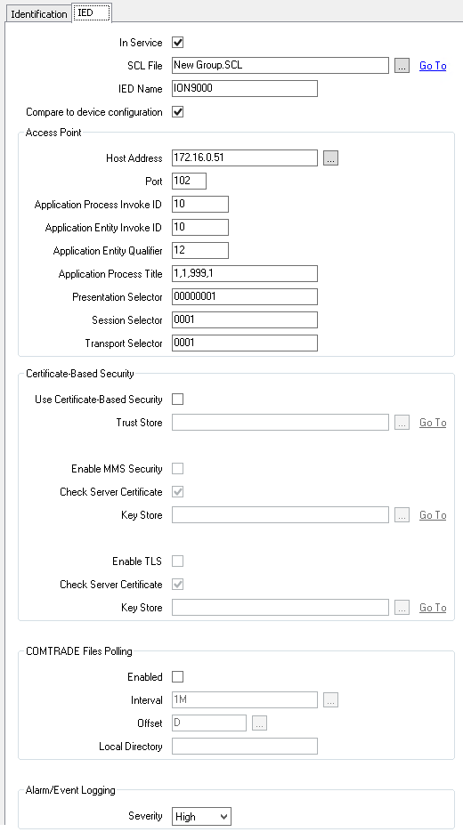IEC 61850 Driver Guide - Create and Configure an Intelligent Electronic Device (IED) (Create and ...